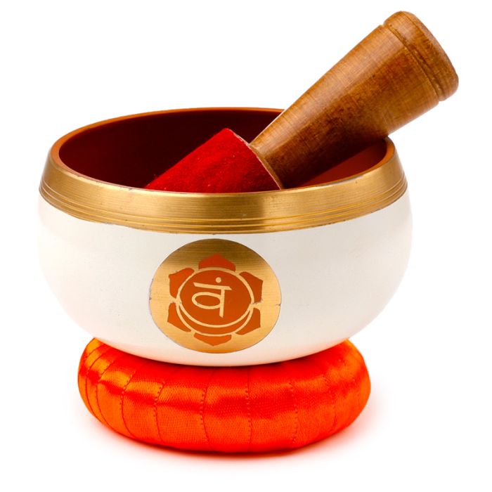 Tigela de Canto Tibetano - Chakra Laranja Tigela de Canto Tibetano - Chakra Laranja